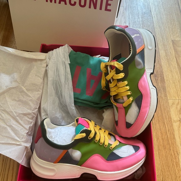 Kat Maconie | Shoes | Nib Kat Maconie Colorful Sneakers Sz 4 Fit Like ...